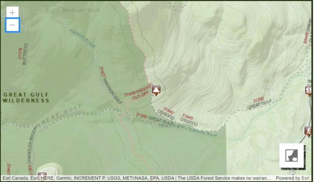 Osgood-Campsite-Trail-Map | N2Backpacking