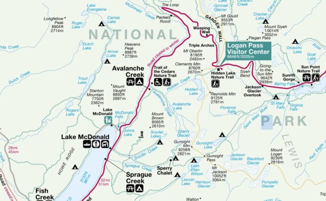 Gunsight-Pass-Trail-Map | N2Backpacking