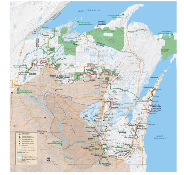 Ice-Age-Trail-Map | N2Backpacking